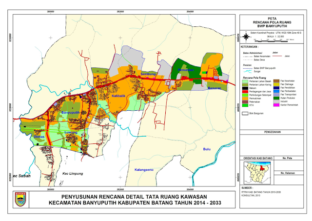 PETA RT RW : RENCANA TATA RUANG DAN WILAYAH ~ DESA PENUNDAN