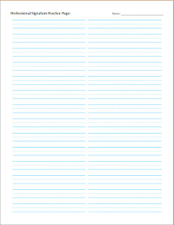 Life Skills & Personal Finance: Signatures...