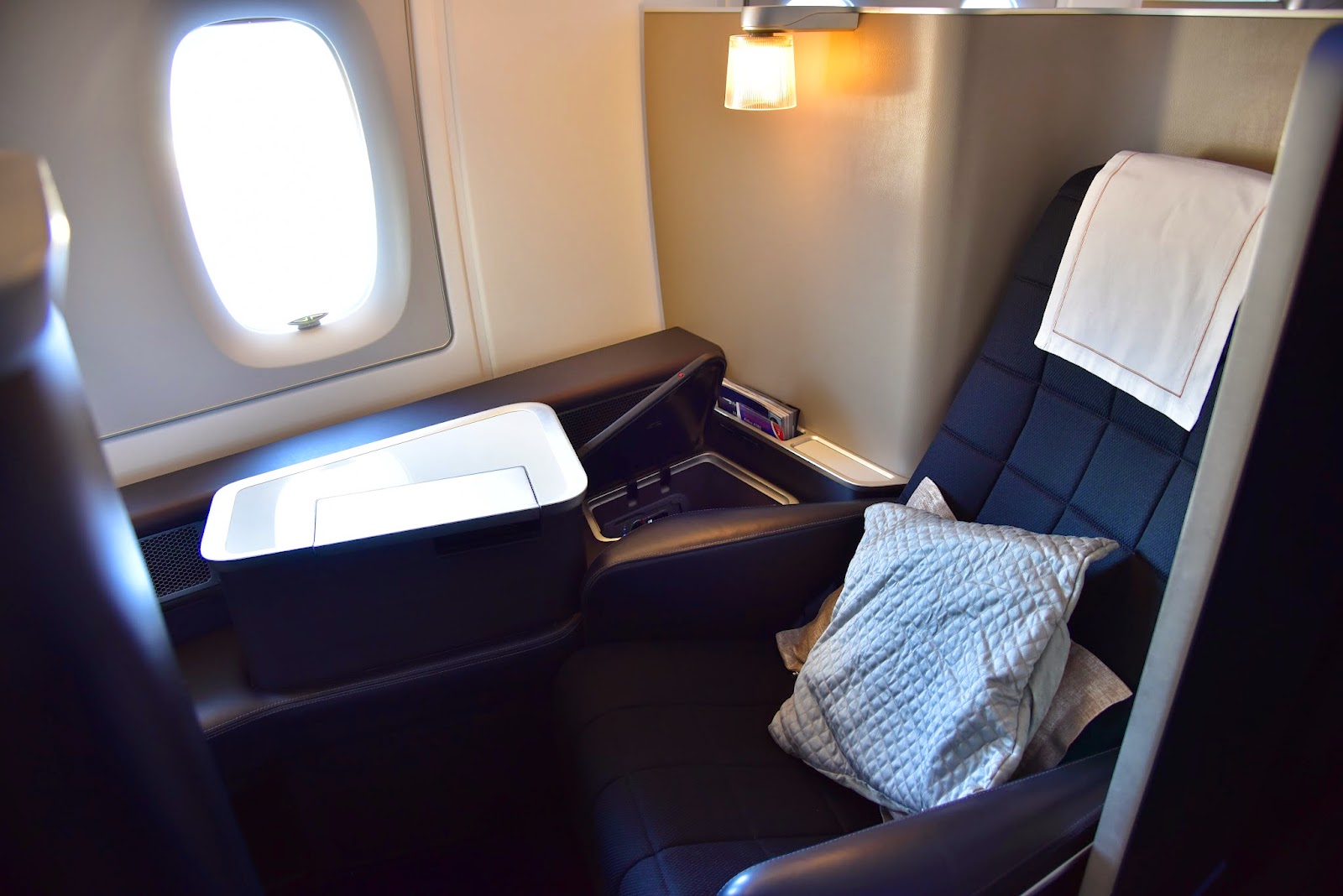 2015 環球之旅 英航頭等艙 華盛頓DC-倫敦 BA216 A380 飛行紀錄 British Airways IAD-LHR First ...