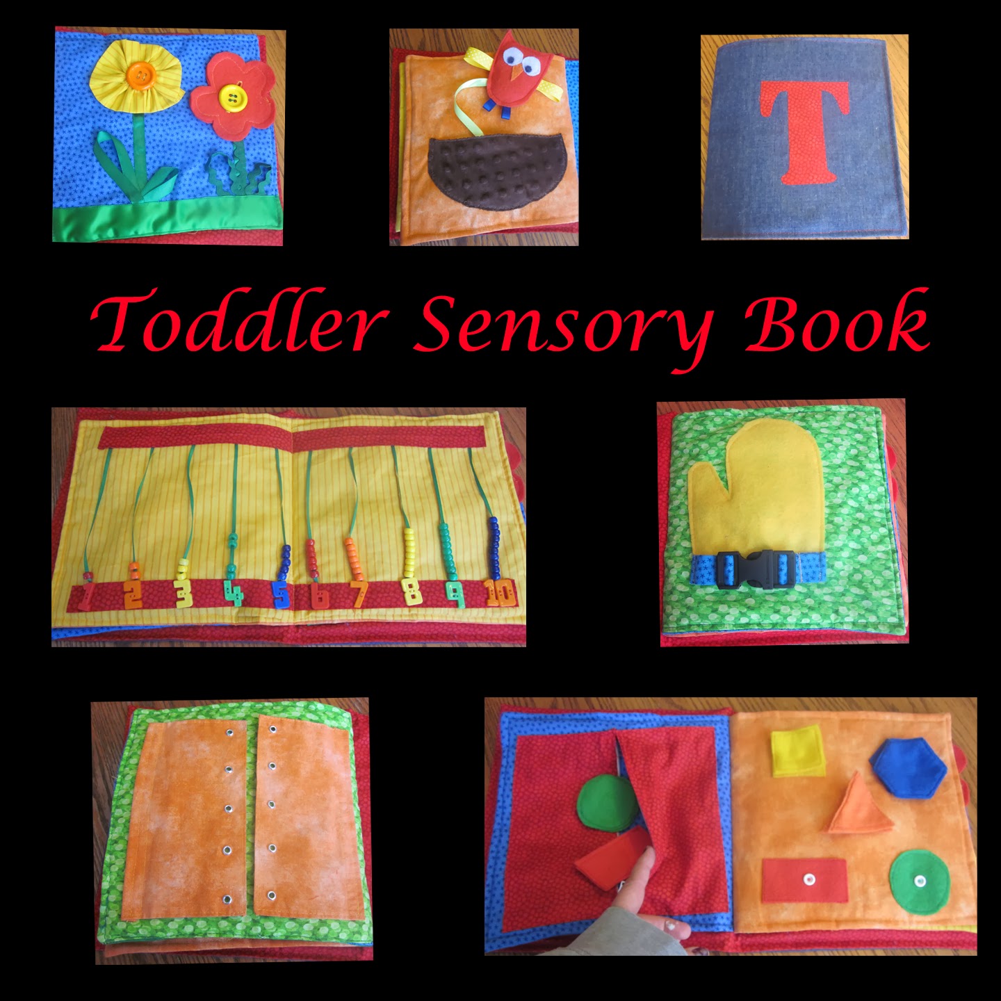 Project Bon Bon: Toddler Sensory Book