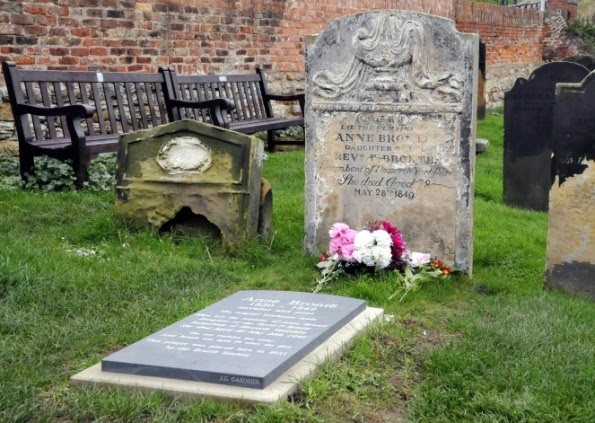 the Brontë Sisters: New memorial for Bronte grave