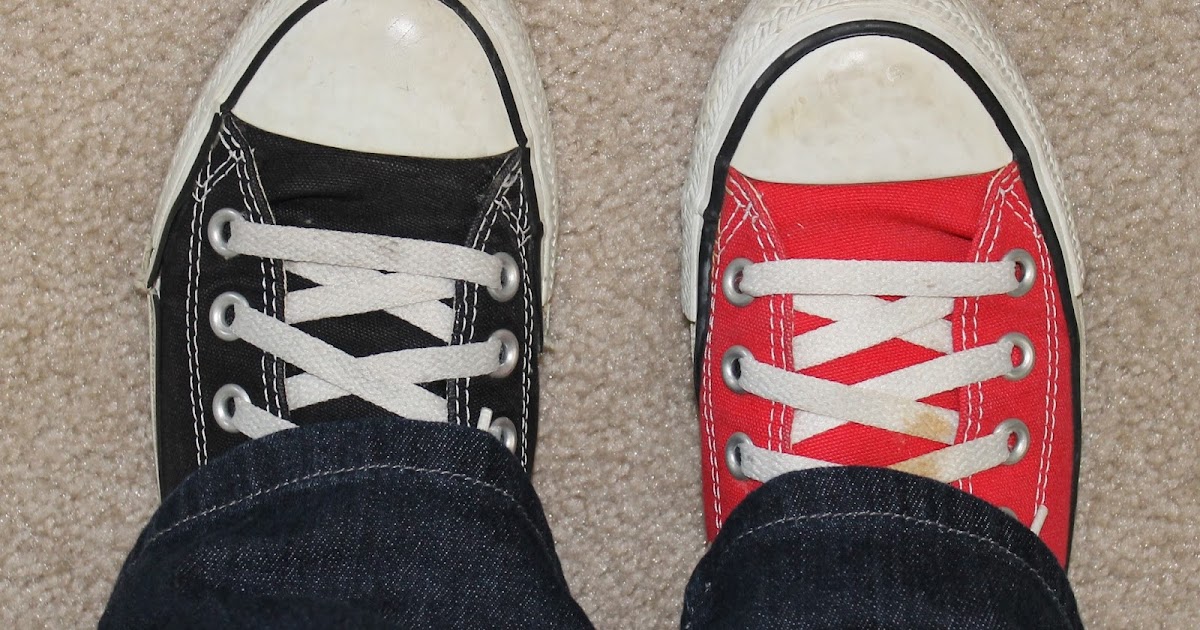 THE HUB: Two Different Colored Shoes