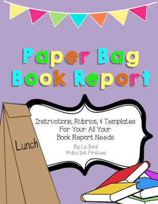 Polka Dot Firsties: Paper Bag Book Report: K-2
