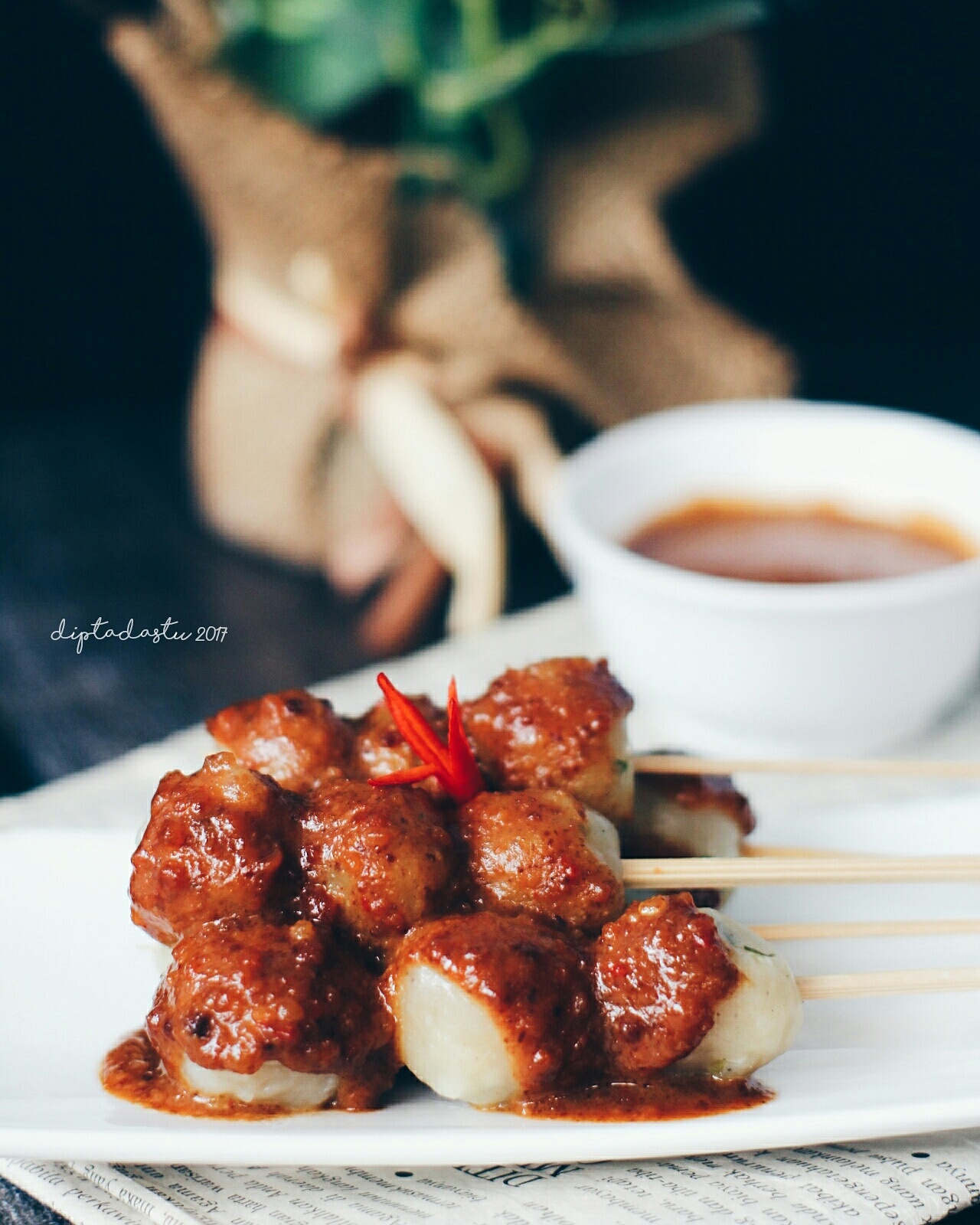 Catatan dapurku..: Cilok bumbu kacang