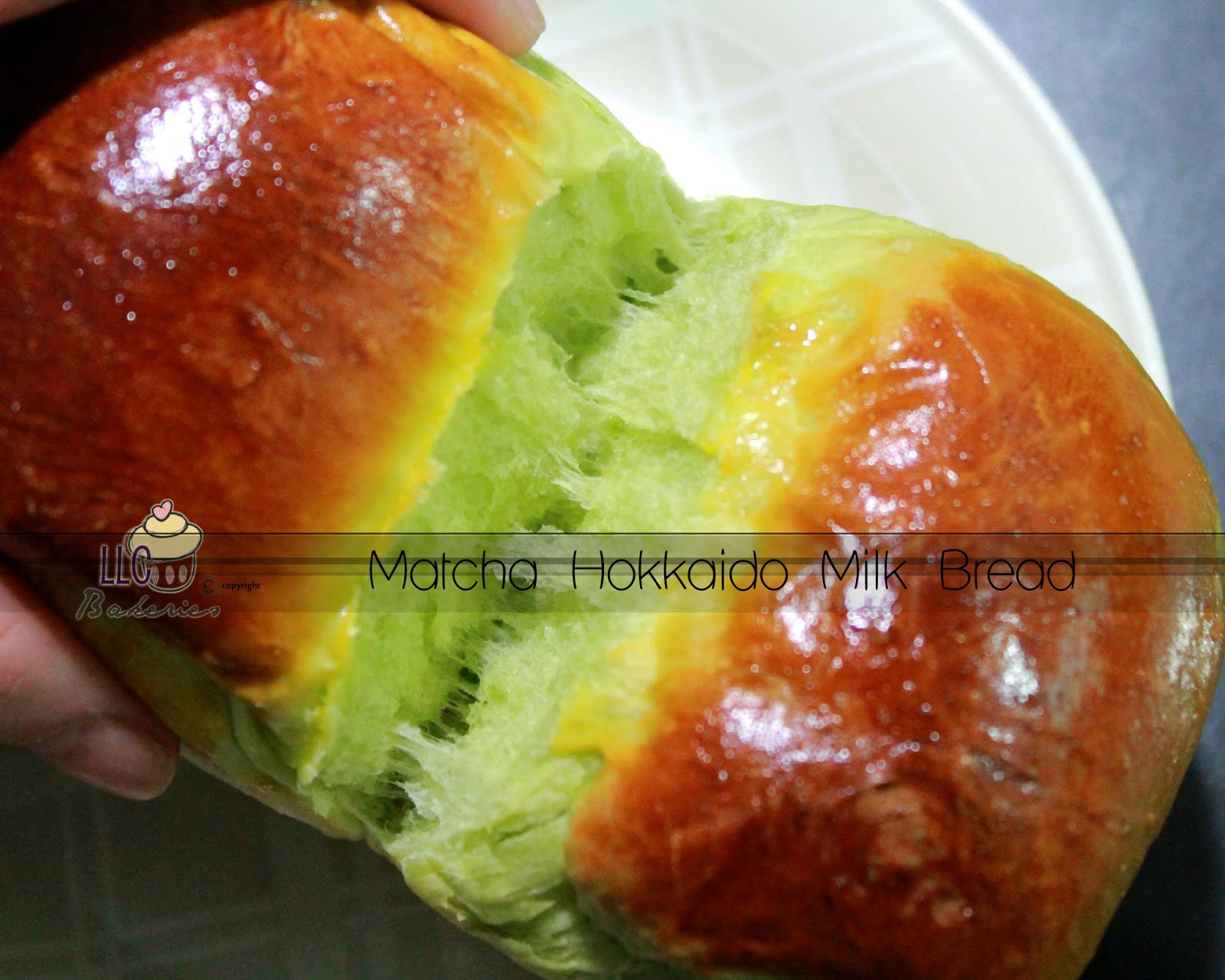 LLC Bakeries: Matcha Hokkaido Milk Bread