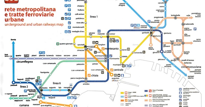 Les stations de métro de Naples