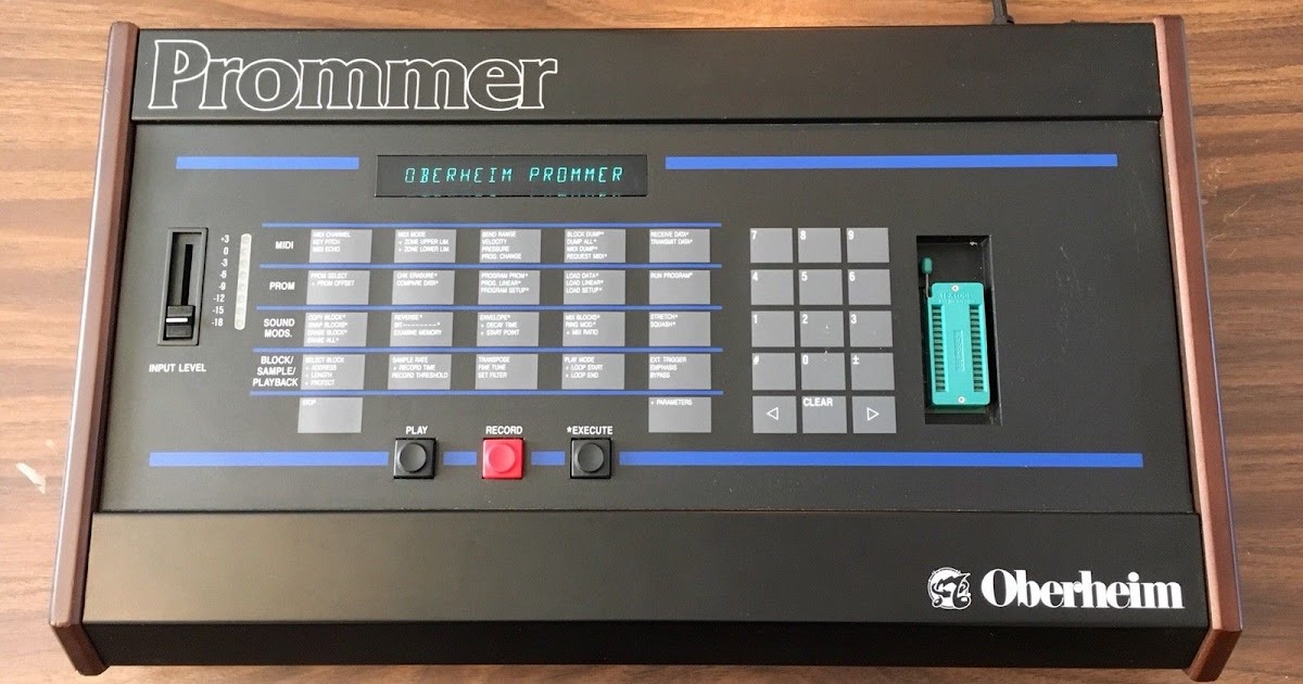 MATRIXSYNTH: Oberheim Prommer - Sampler/Eprom Burner
