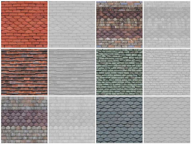 SKETCHUP TEXTURE: TEXTURE ROOFS