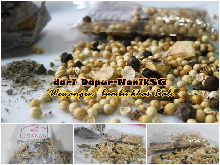 dari dapur NONIKSG: Wewangen Bumbu Khas Bali