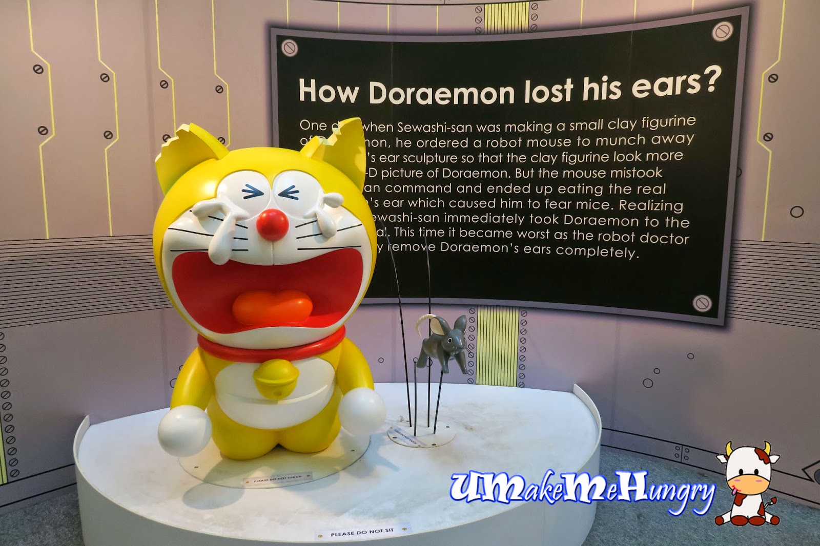 How did Doraemon lost his ears?