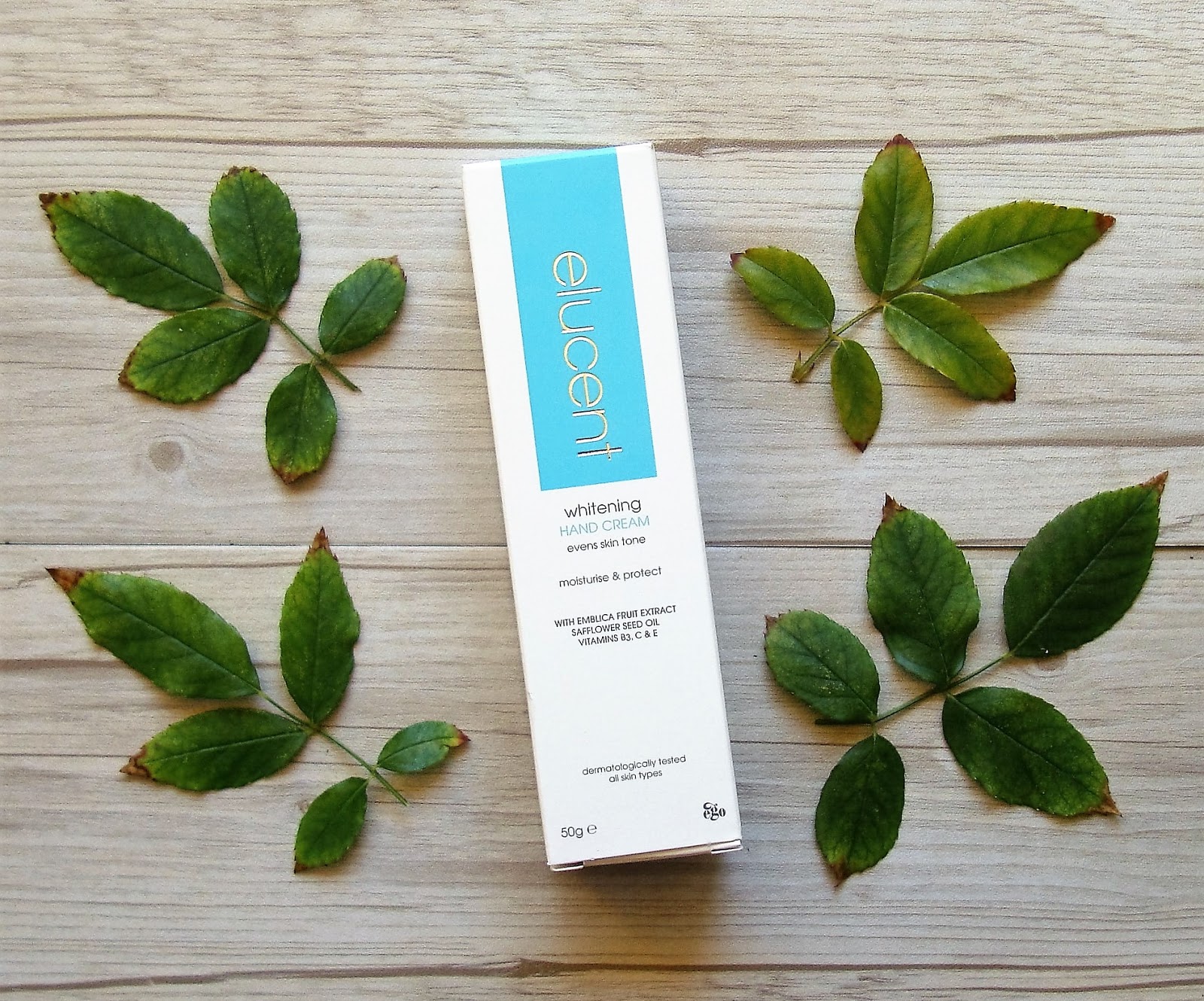little white truths: Elucent Whitening Hand Cream - review