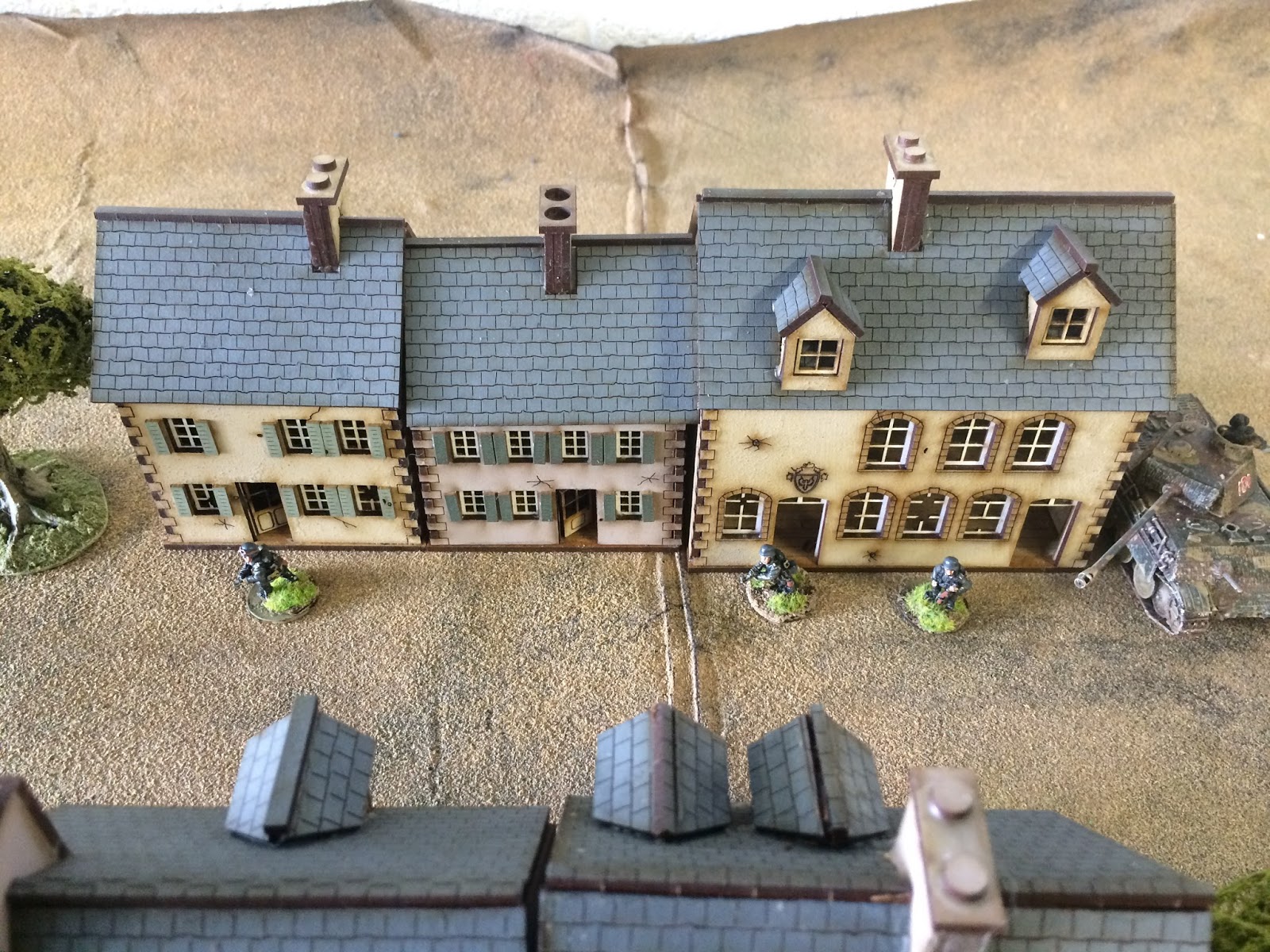 Empires At War Blog: 20mm normandy buildings
