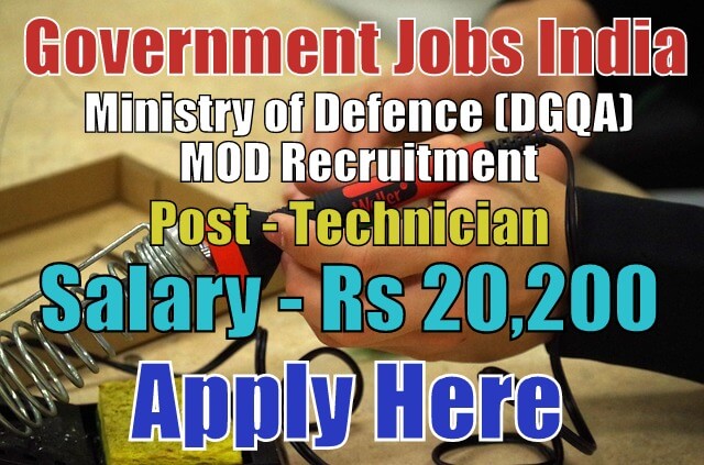 MOD Recruitment 2017 for 09 MTS Posts Apply Online | Government Jobs ...