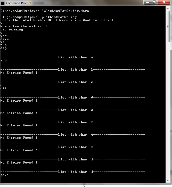 Java Split The Numbers List Based On Odd And Even And List Of Strings Based Starting Character