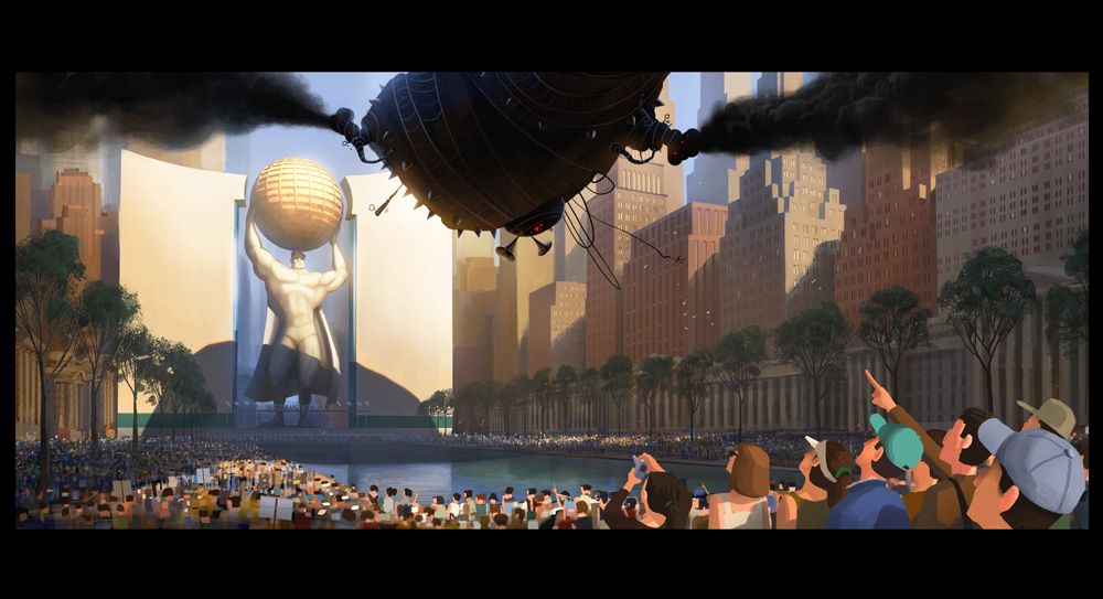 Living Lines Library: Megamind (2010) - Concept Art, Visual Development