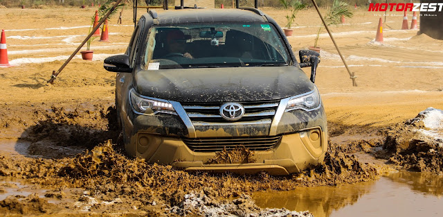 Putting the new Fortuner through a tough off-road track - MotorZest