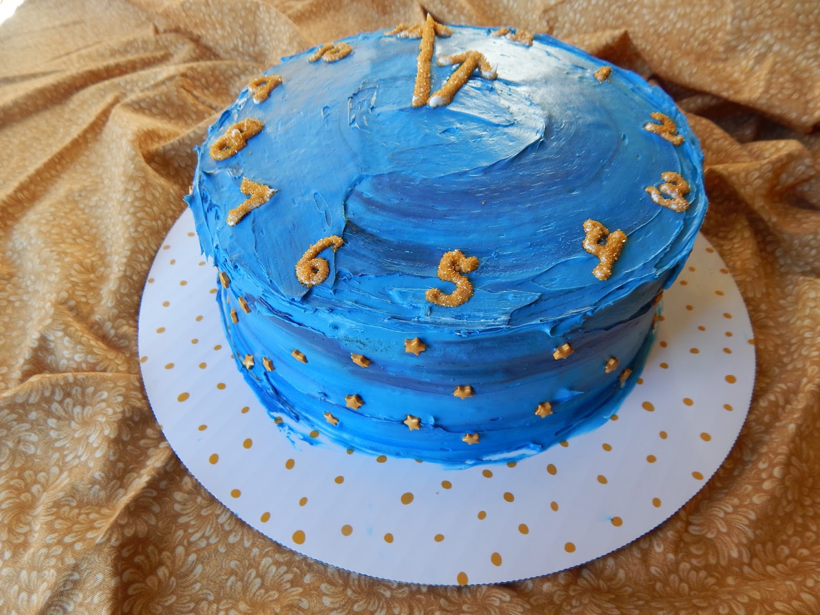 The Nerdy Chef: Eggnog New Years Countdown Cake