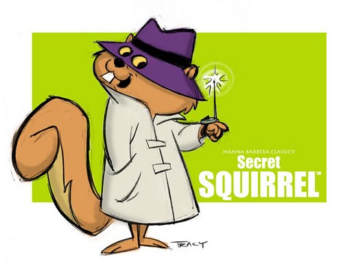 Ado's Blog: Secret Squirrel - Eat your heart out James Bond!