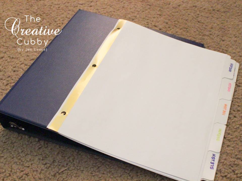 The Creative Cubby: Household Manuals Organizer