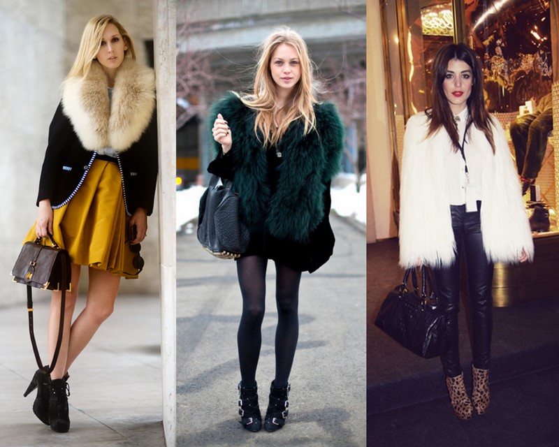 STREET STYLE: FURRY COATS - Así es la Moda