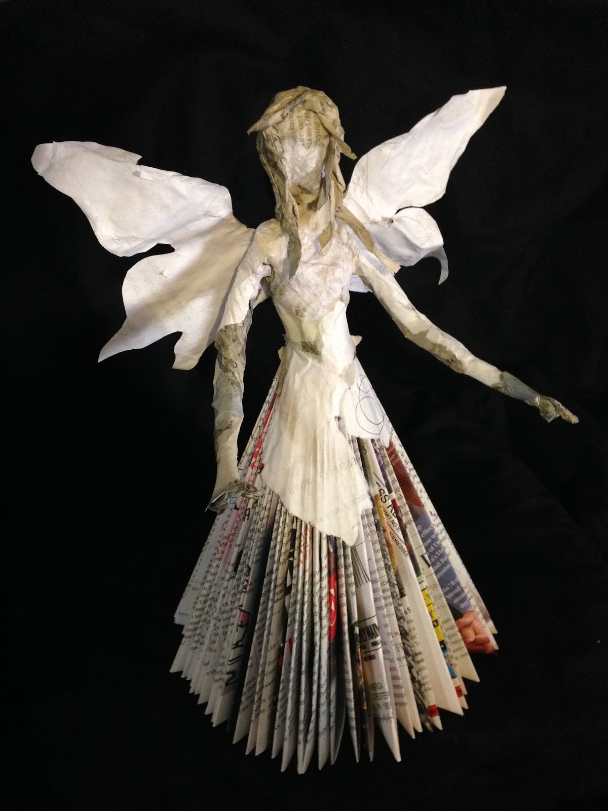 Paper Mache Fairy, Fantasy Whimsy and Seasonal Projects