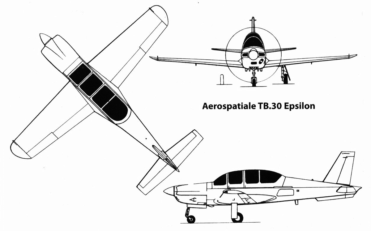 Altimagem: Aerospatiale TB-30 Epsilon