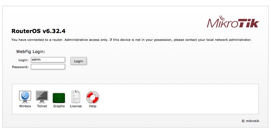 intext:"WebFig Login" & intitle:"RouterOS router configuration page ...