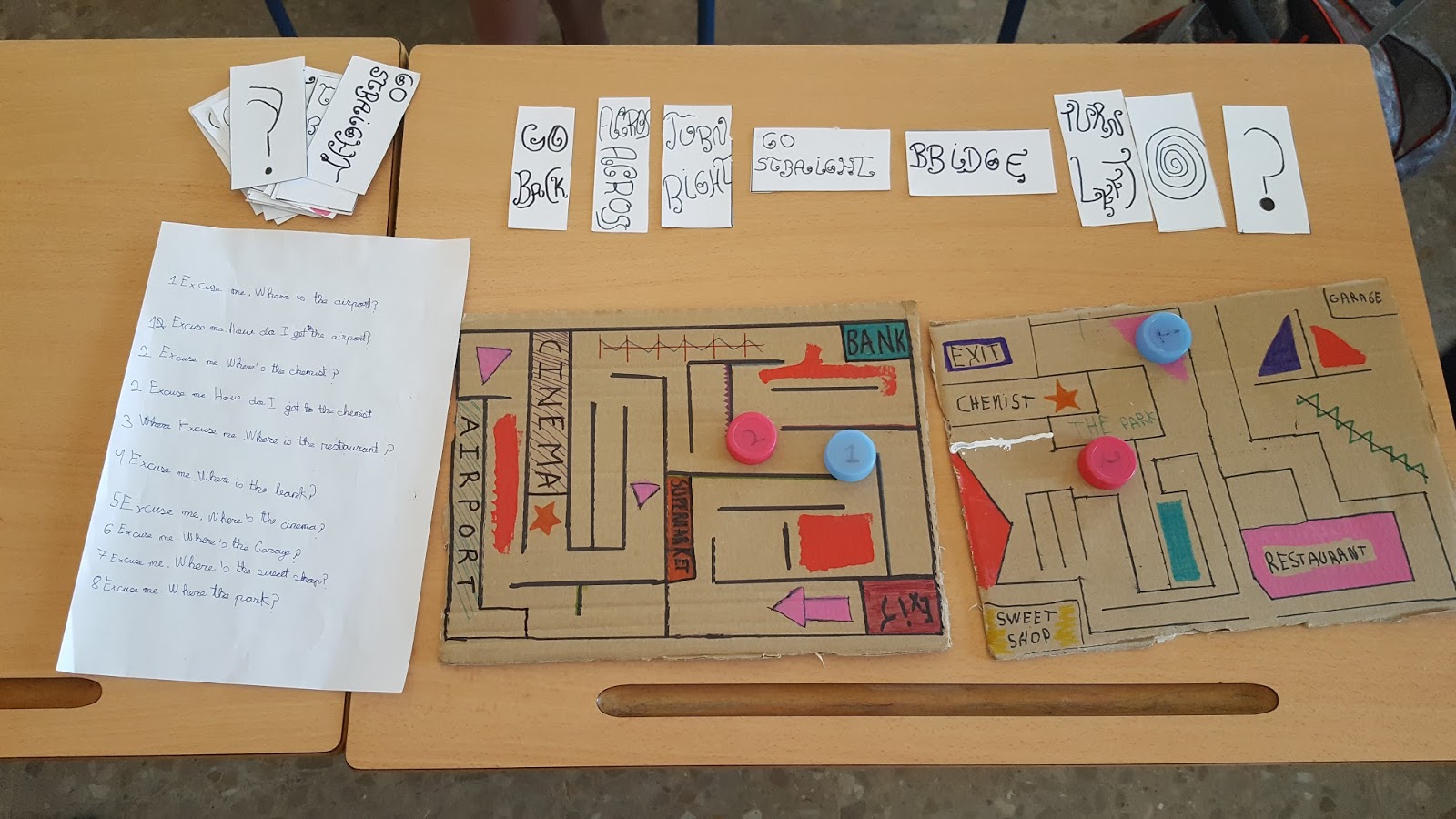 ENGLISH WITH ELVIRA: Directions Board games in 5ºA and 5º B