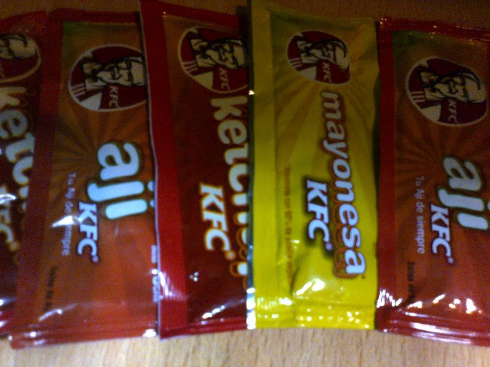 Blog de Cecilia Li: Sachets de salsas sin fecha de vencimiento... KFC ...