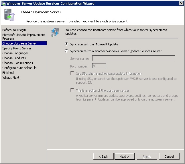 MSGeek's blog: Deploying Windows Server Update Services