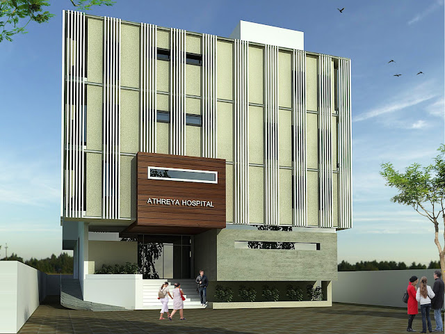 HOSPITAL ELEVATION @ BANGLORE