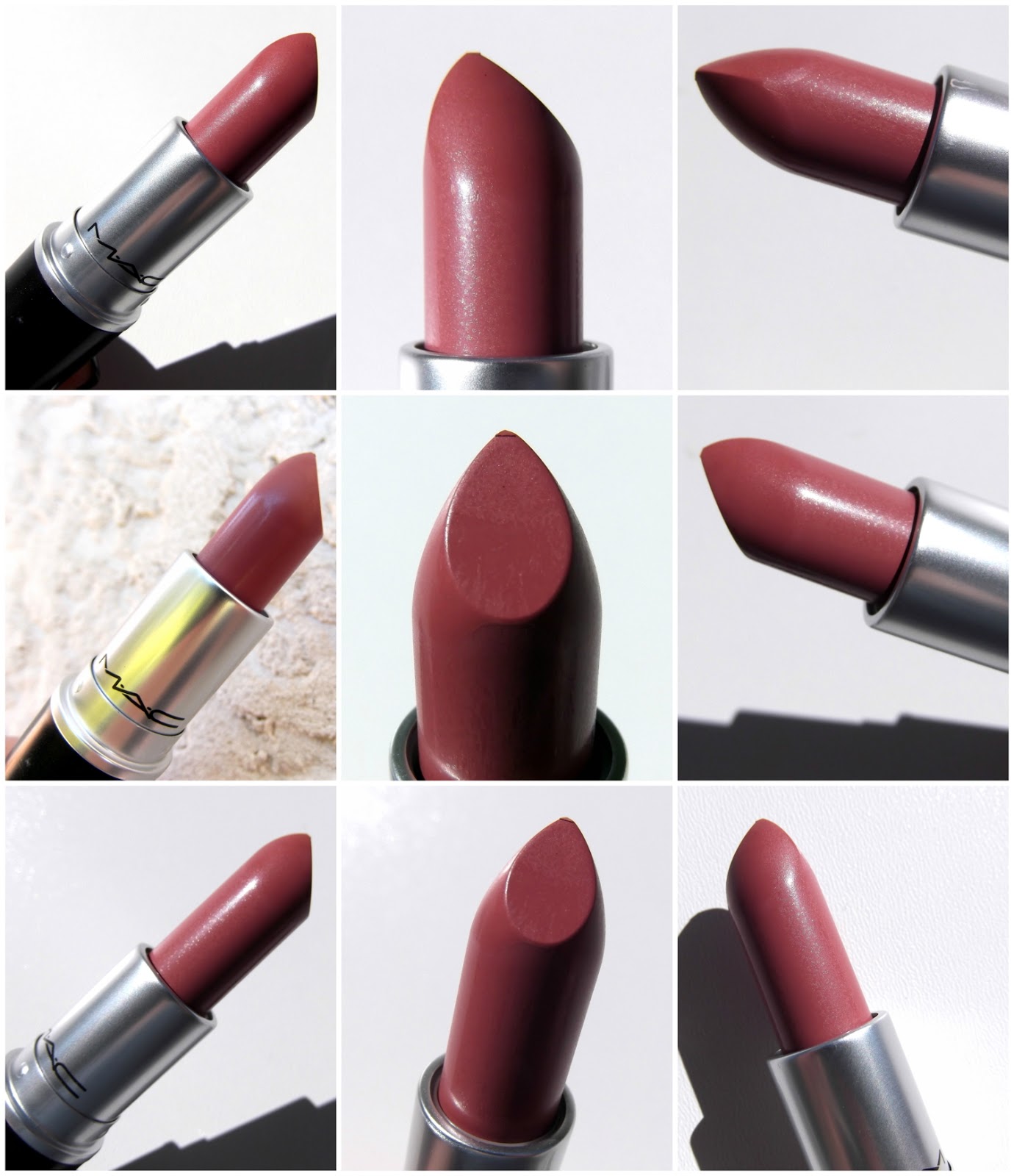 MAC COSMETICS Satin Lipstick Faux.Review & Swatches - COSMELISTA