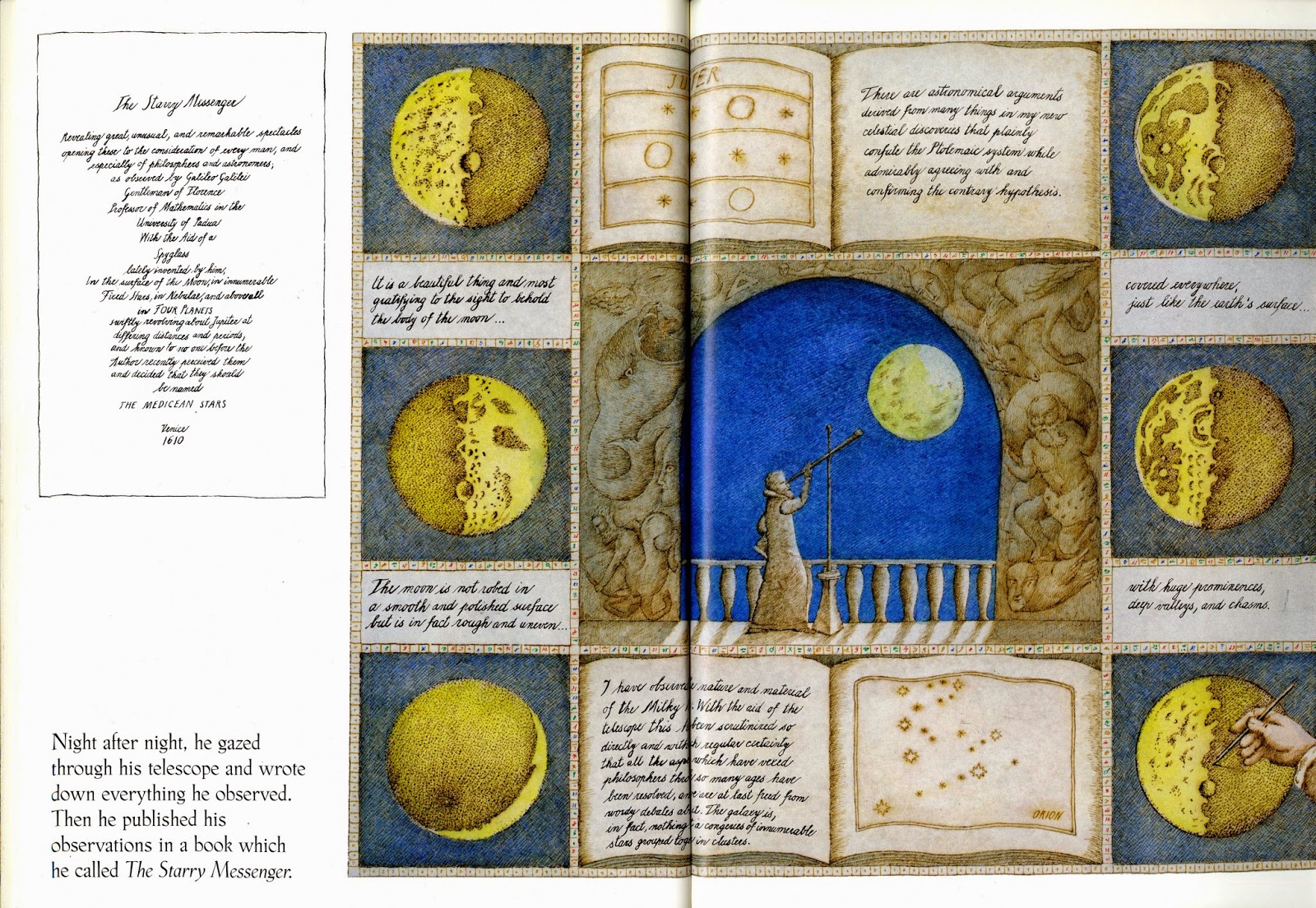 The Indigo Quill: Review: Starry Messenger: Galileo Galilei by Peter Sís