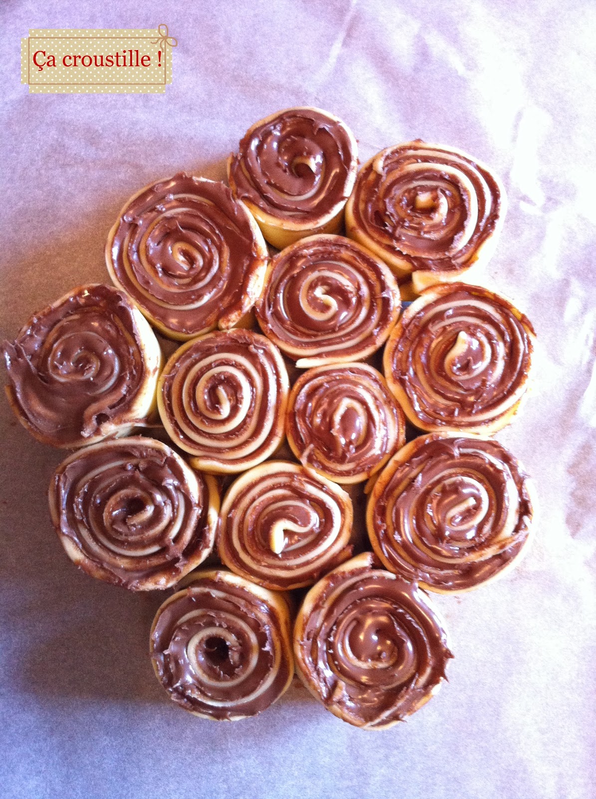 Ça croustille !: PETIT GÂTEAU FEUILLETÉ AU NUTELLA