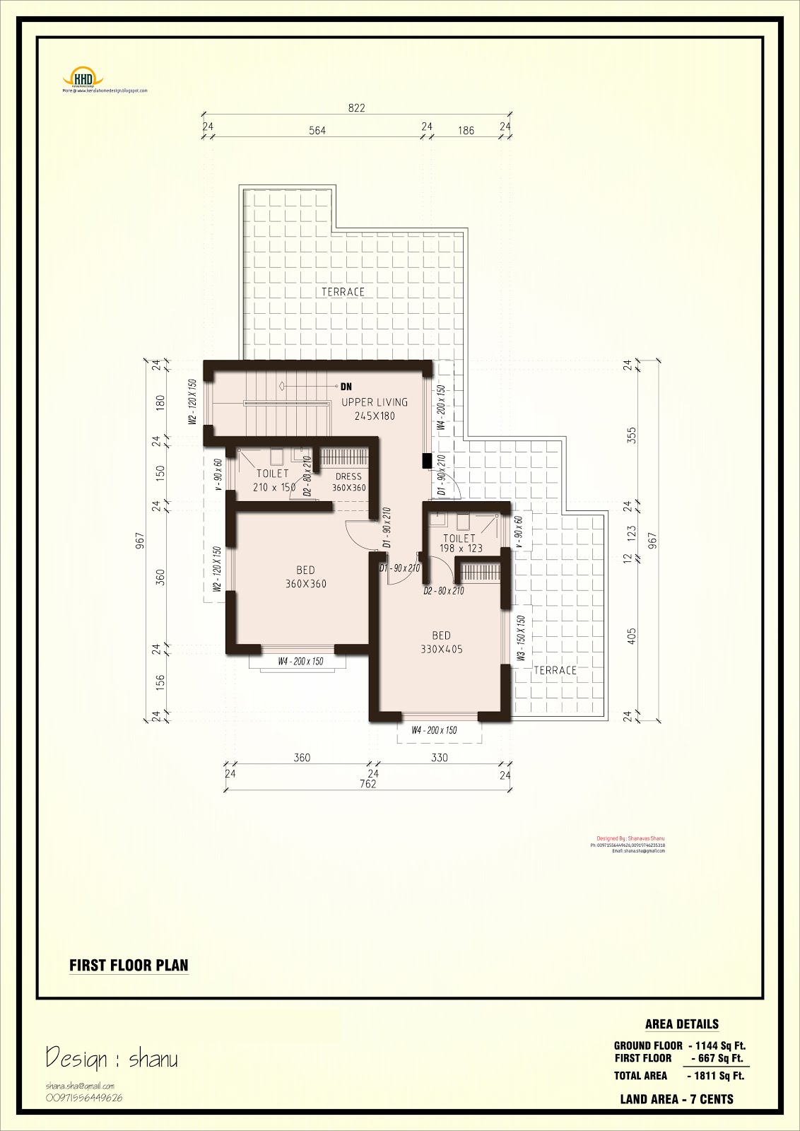 1800 sq.feet modern contemporary villa - Kerala Home Design and Floor ...
