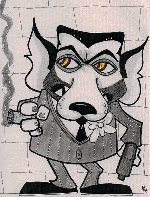Random Drawings: Underdog - Riff Raff