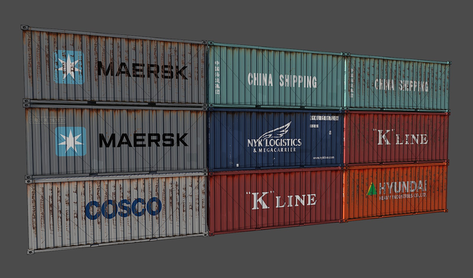 Max Mead Game Art: Container texture Practice