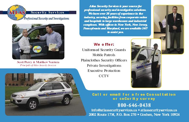 Security and Investigative News From Atlas Security...
