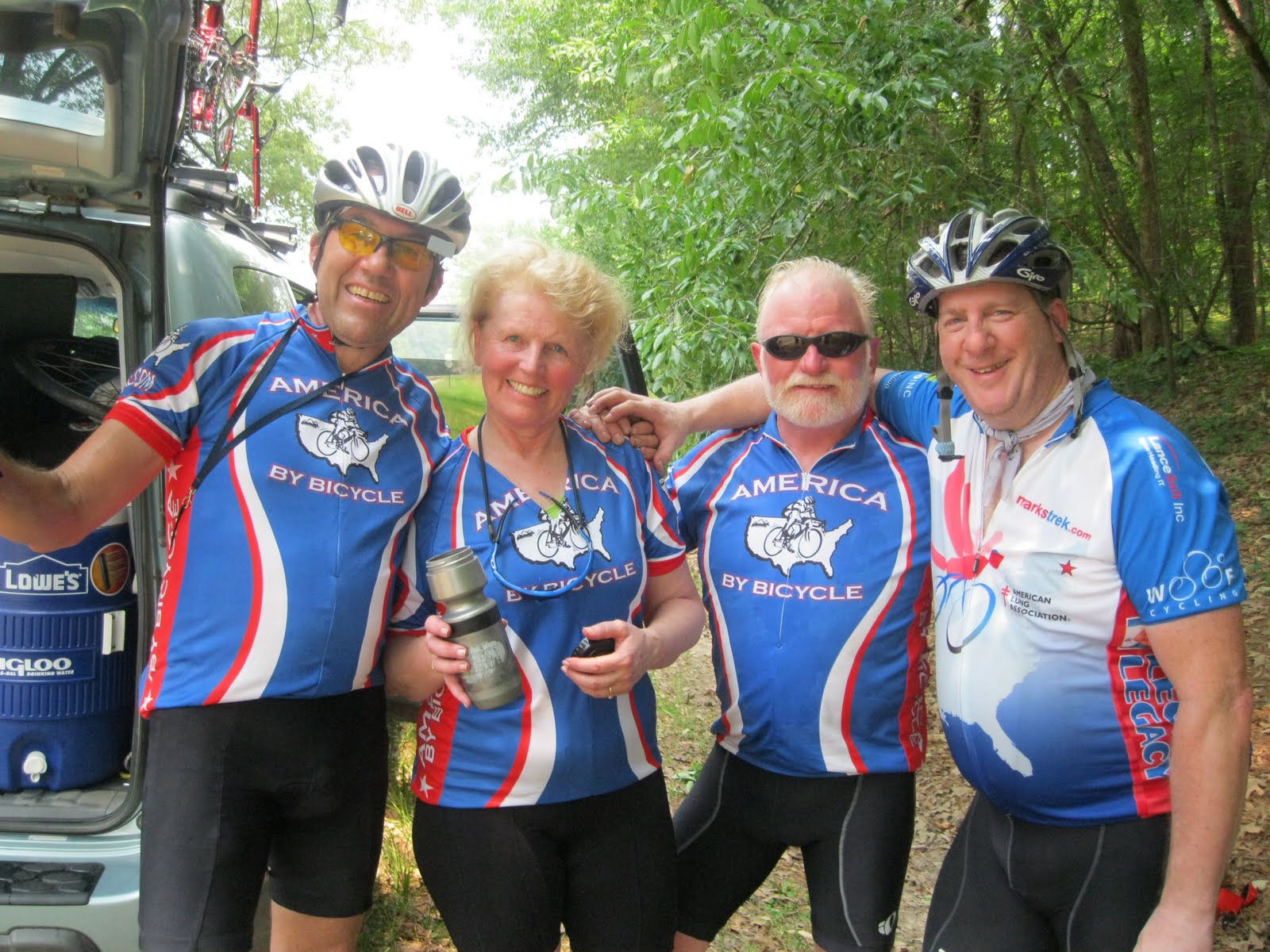 Mark's Bicycle Treks for ALA: Natchez Trace - Day 1 -- Natchez, MS to ...