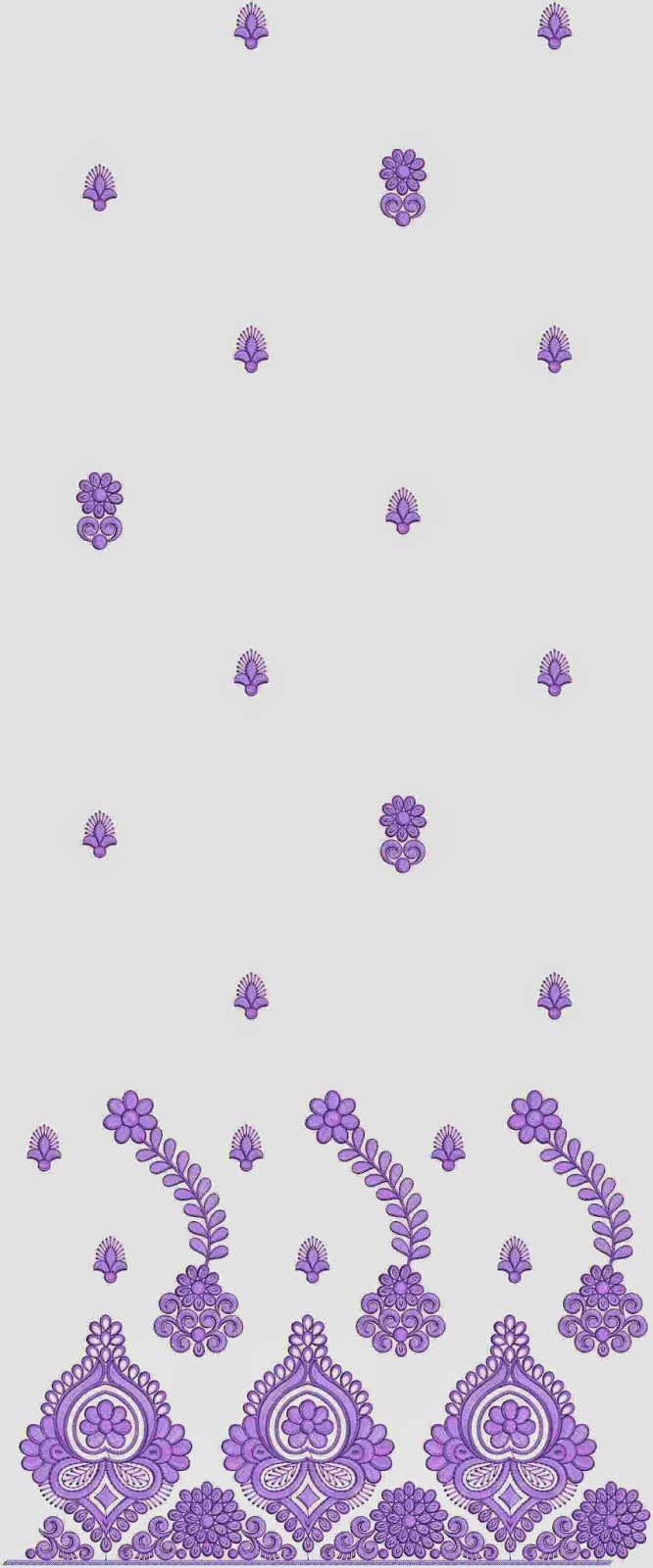 EmbDesignTube: Maxi Skirt Daman Embroidery Designs