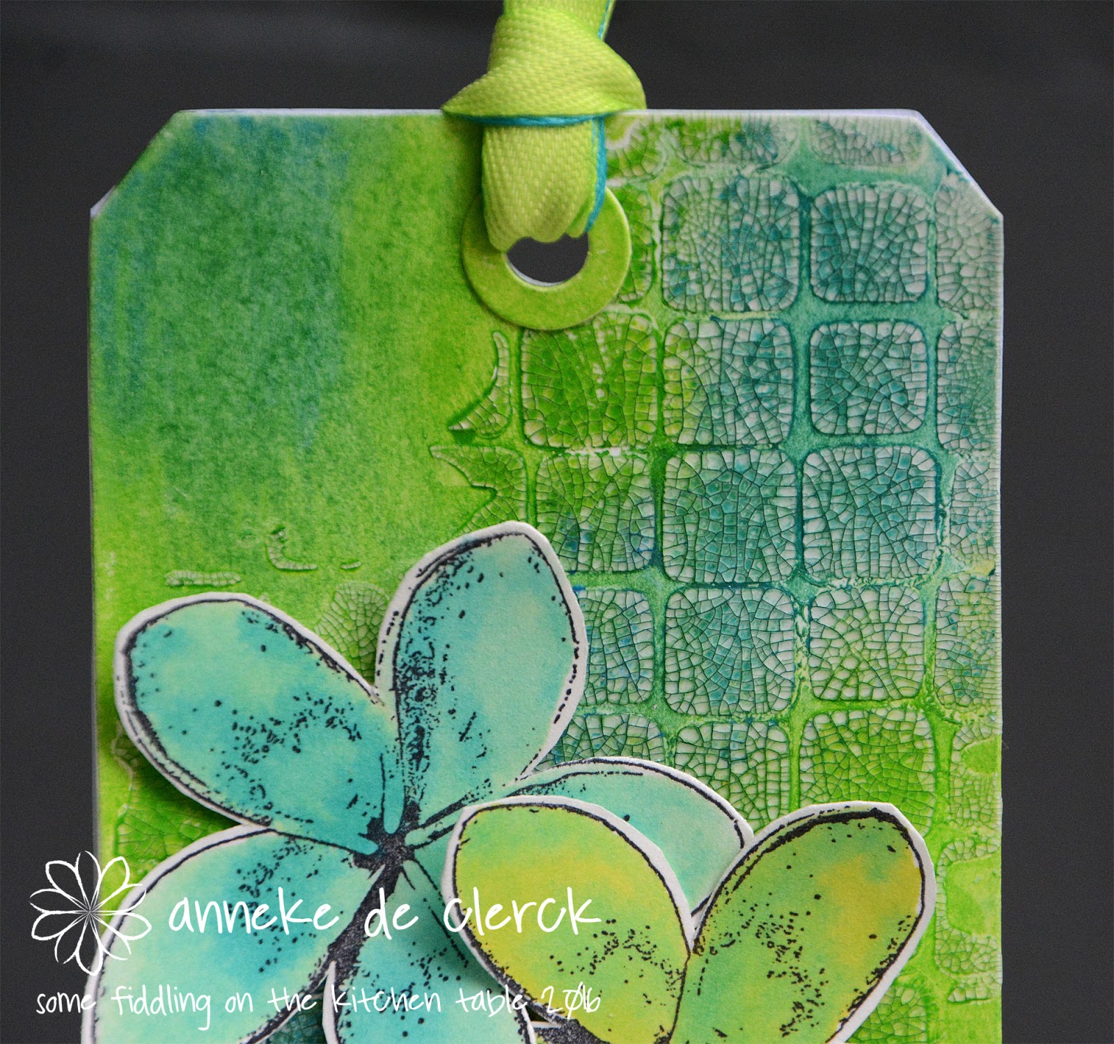 Some fiddling on the kitchen table: Distress Collage Medium #3