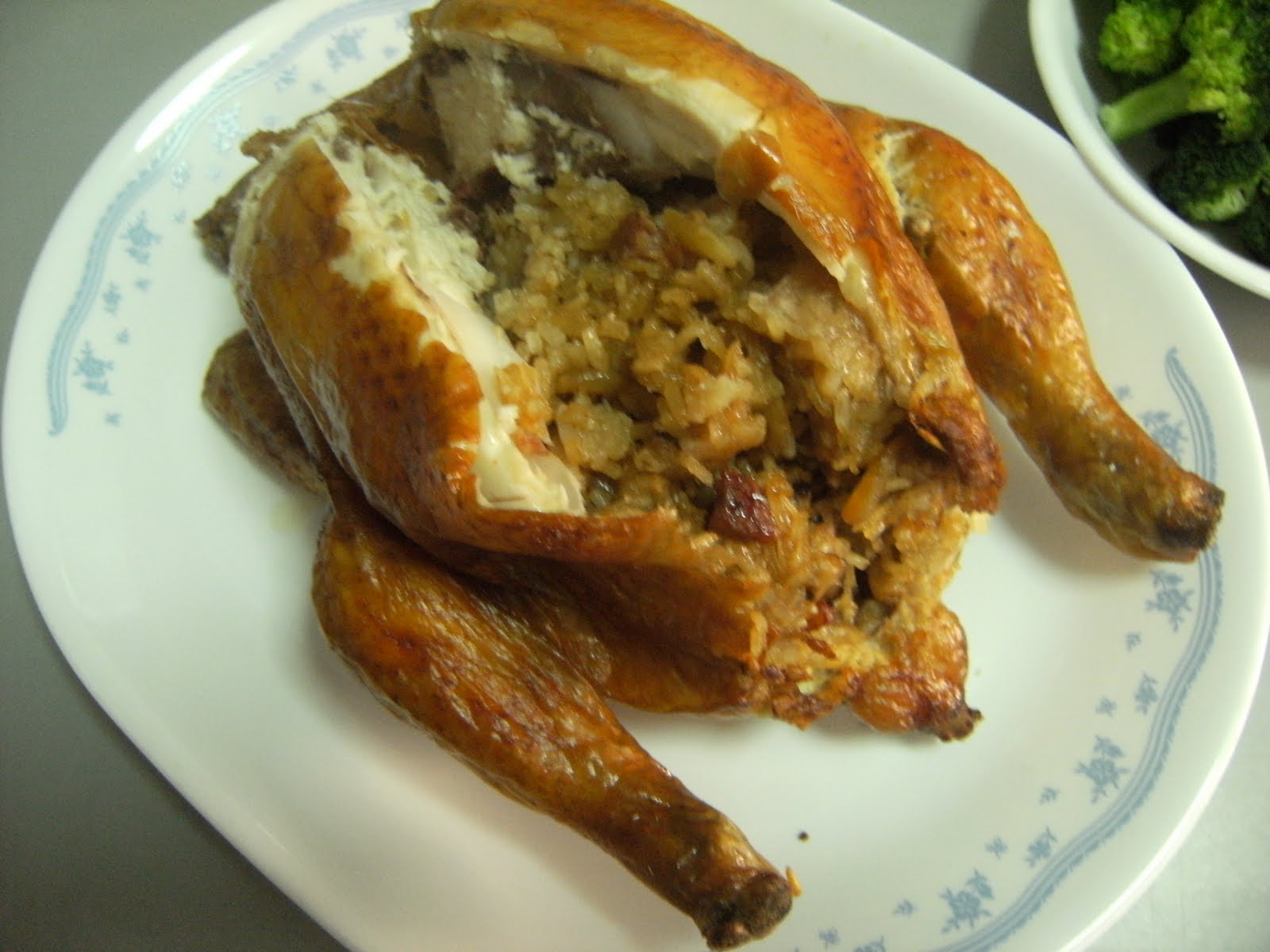 Iris Food Haven: Roast Chicken With Glutinous Rice Stuffing