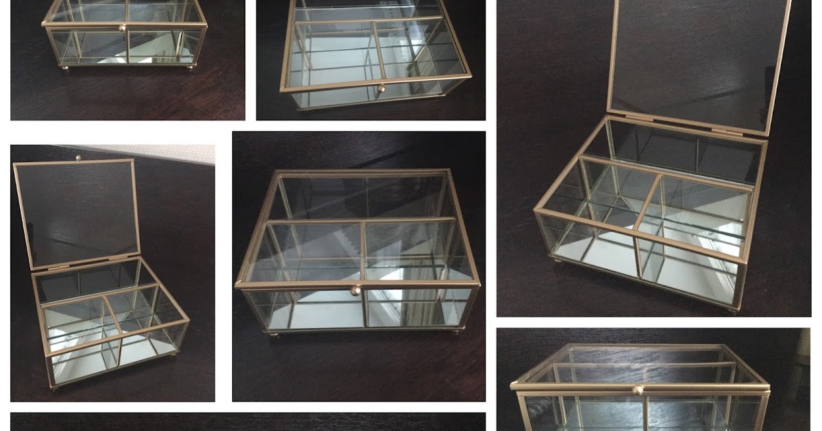 Sparkling Magpie : Primark: Brass & Glass Mirror Jewellery Box