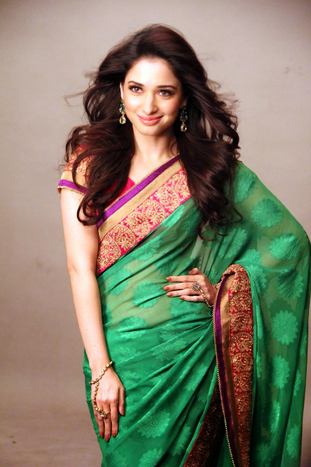 Tamanna in Silk Saree Photos | Actress Saree Photos|Saree Photos|Hot ...