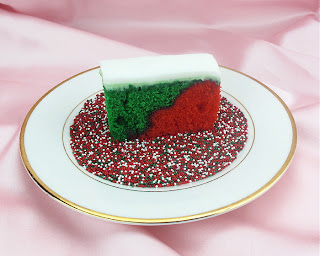 SugarEd Lagniappe: Ruffled Christmas Tree cake