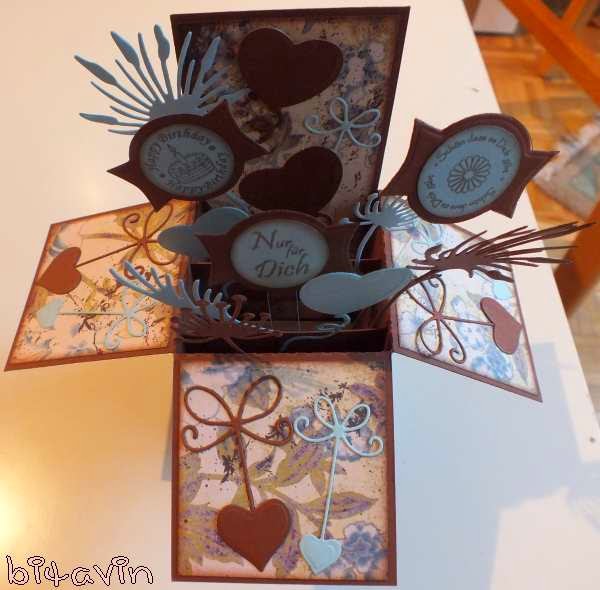 bitavin's Bastel-Blog: Pop Up Box Card