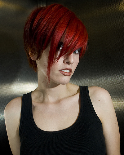 HAIR INK.: SHORT RED HAIR