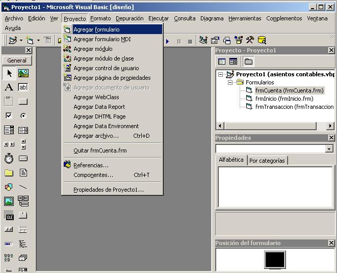 Vista de Diseño | VISUAL BASIC 6.0 Y ACCESS