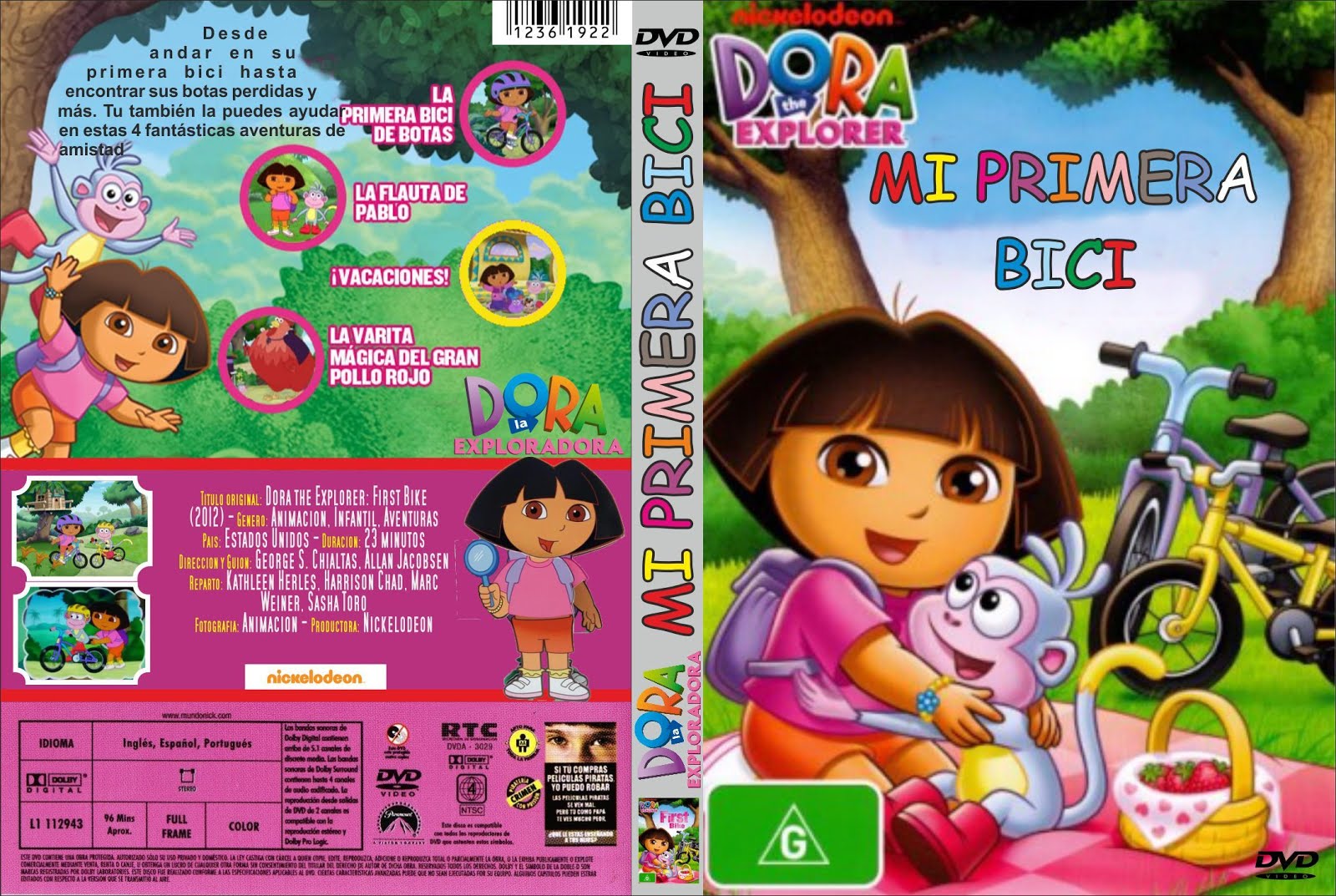 Peliculas en dvd: Dora mi primera bici