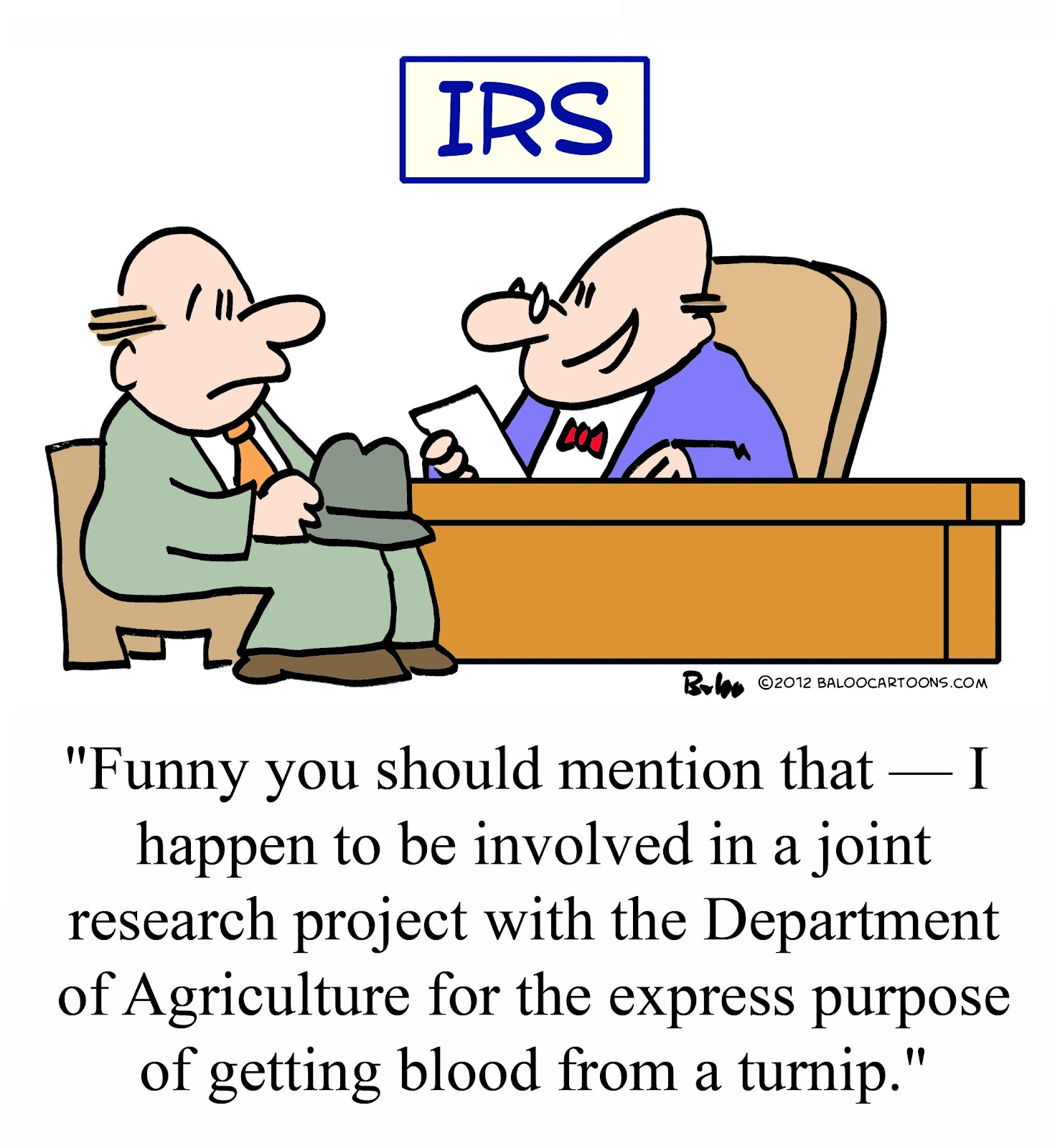 BALOO'S CARTOON BLOG: IRS cartoon